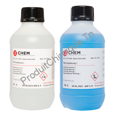 Solution de Fehling Tunisie - Liqueur de Fehling A & B